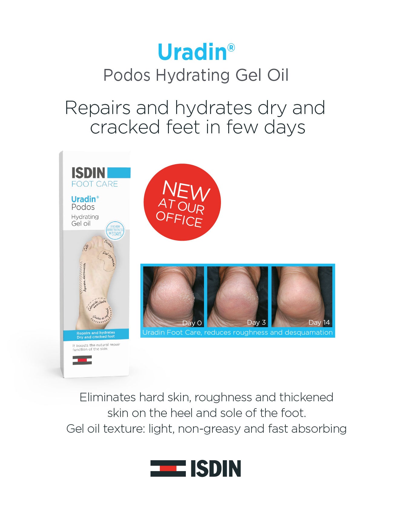 ISDIN Uradin Podos Gel Oil – J'ai of Beverly Hills